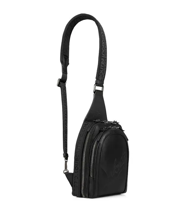 CHRISTIAN LOUBOUTIN Loubifunk Leather One-strap Backpack