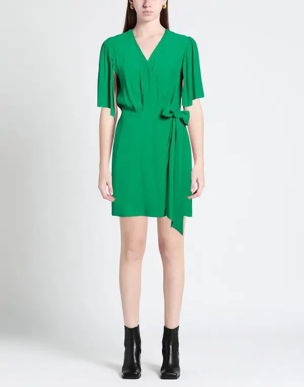Pinko Mini Viscose Wrap Dress
