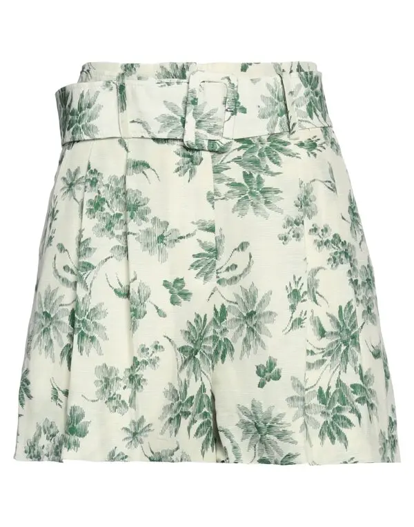 Sandro Floral-print High-waisted Shorts