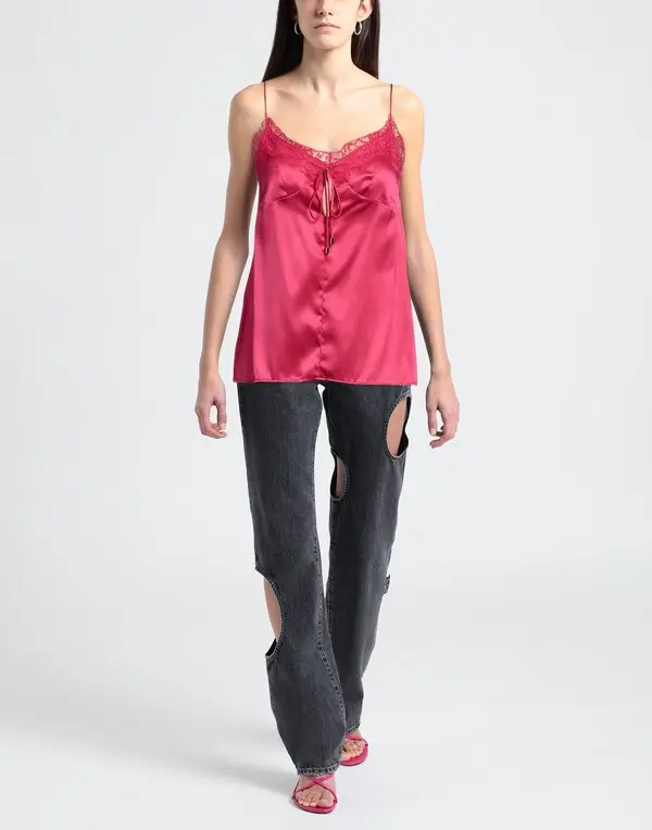 Pinko Camisole With Lace Trim