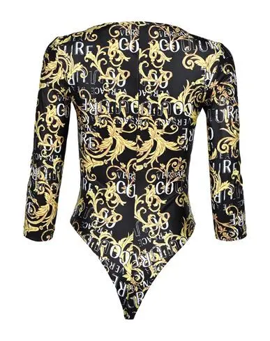 Versace Bodysuit In Polyester And Elastane - Black