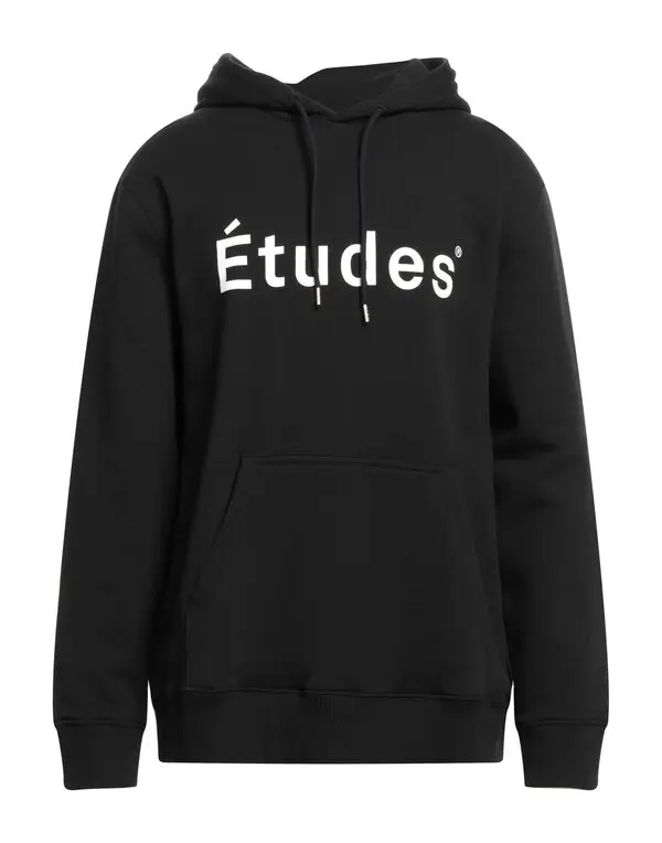 Études Studio Organic Cotton Fleece Sweatshirt - Black