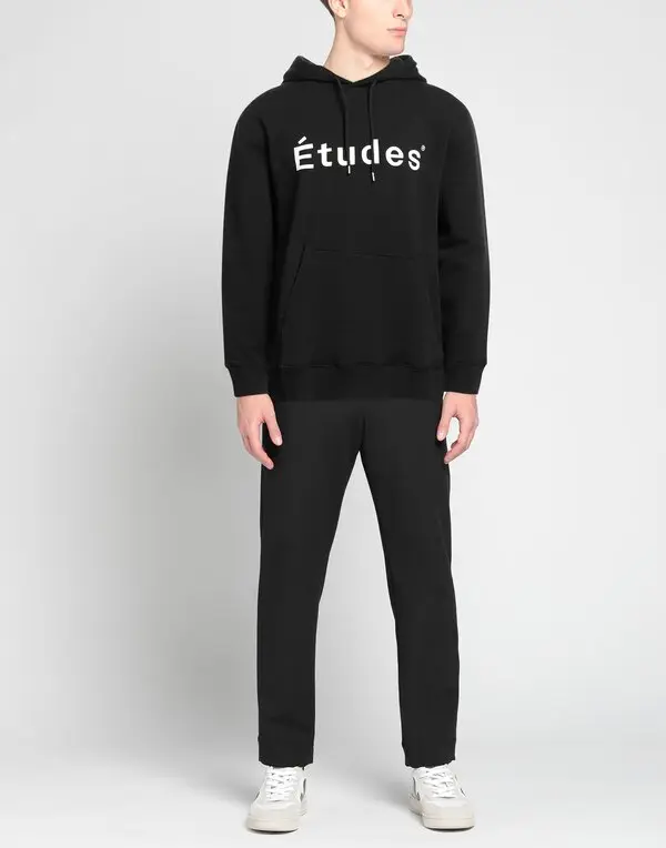 Études Studio Organic Cotton Fleece Sweatshirt - Black