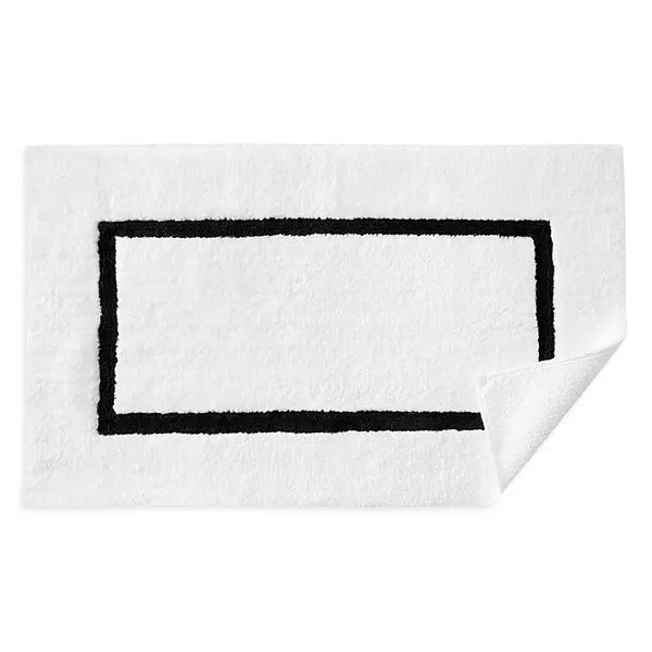 SFERRA Lindo Bath Rug, 59 X 23 - White/black
