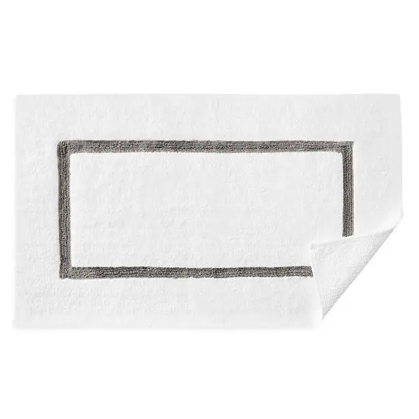 SFERRA Lindo Bath Rug, 31 X 20 - White/iron