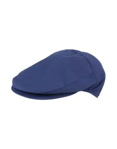 Borsalino Cotton Flat Cap - Blue