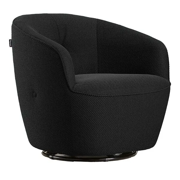 GIUSEPPE NICOLETTI Maglia Swivel Chair - Texture D-- Nero