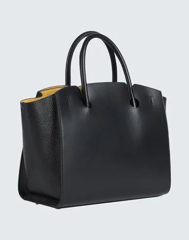 Furla Calfskin Leather Tote Bag - Black