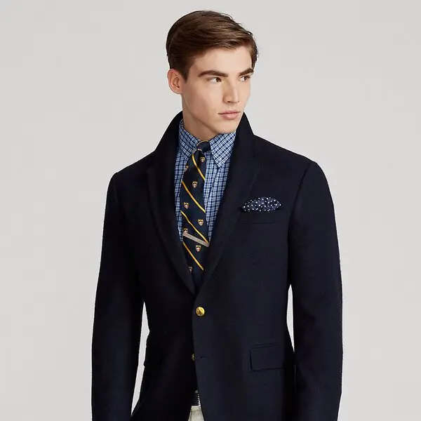 Ralph Lauren Polo Tailored Fit Cashmere Blazer - Navy Mb