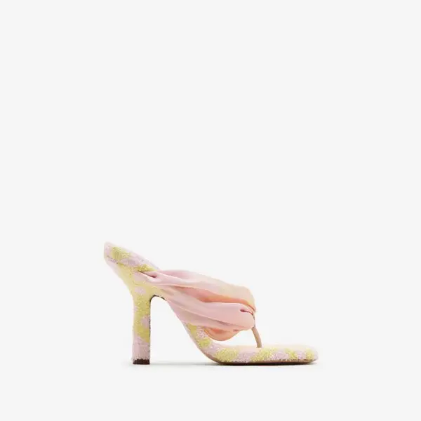 Burberry Check Pool Sandals