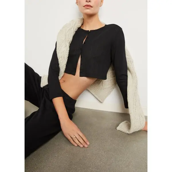 COU COU Cropped Cardigan
