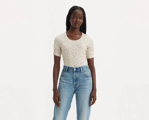 LEVI'S Infinity Short Sleeve Ballet Top