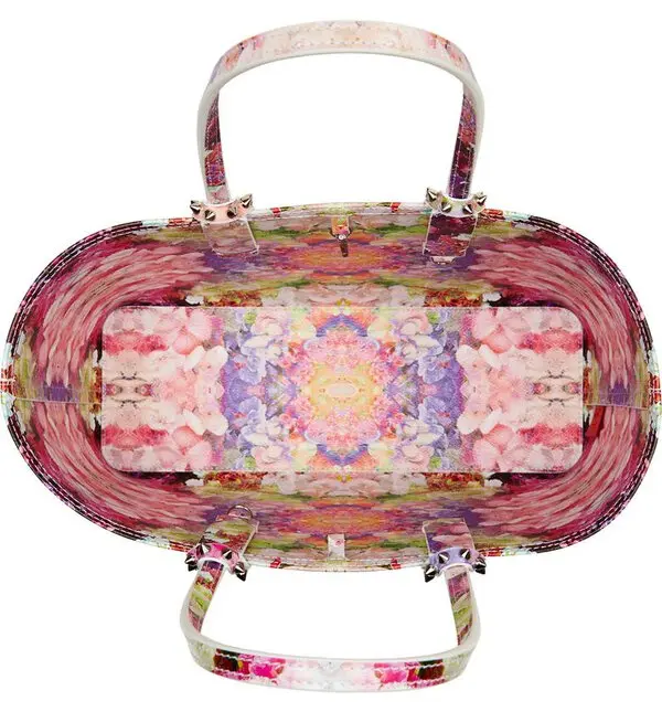 CHRISTIAN LOUBOUTIN Cabata Small Blooming Leather Tote