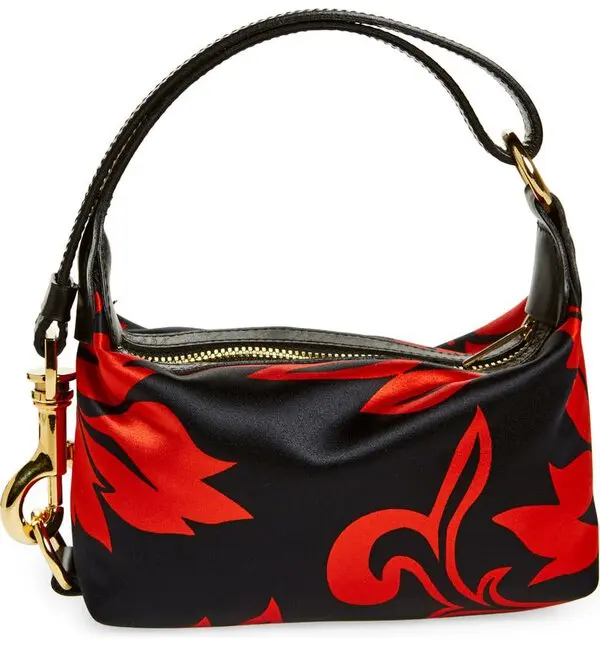 Sacai Floral Print Top Handle Bag