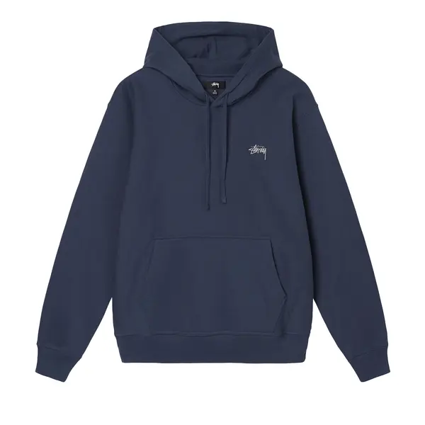 StÜssy Overdyed Stock Logo Hoodie - Blue