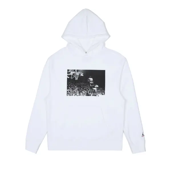 JORDAN X Union La Flying High Hooded Sweatshirt - White