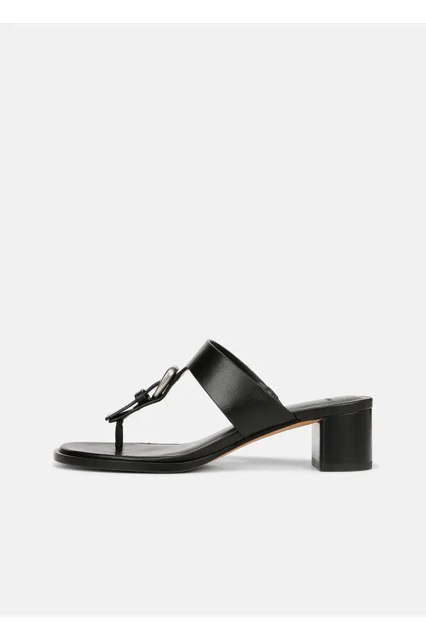 Vince Aubrey Leather Buckle Sandal