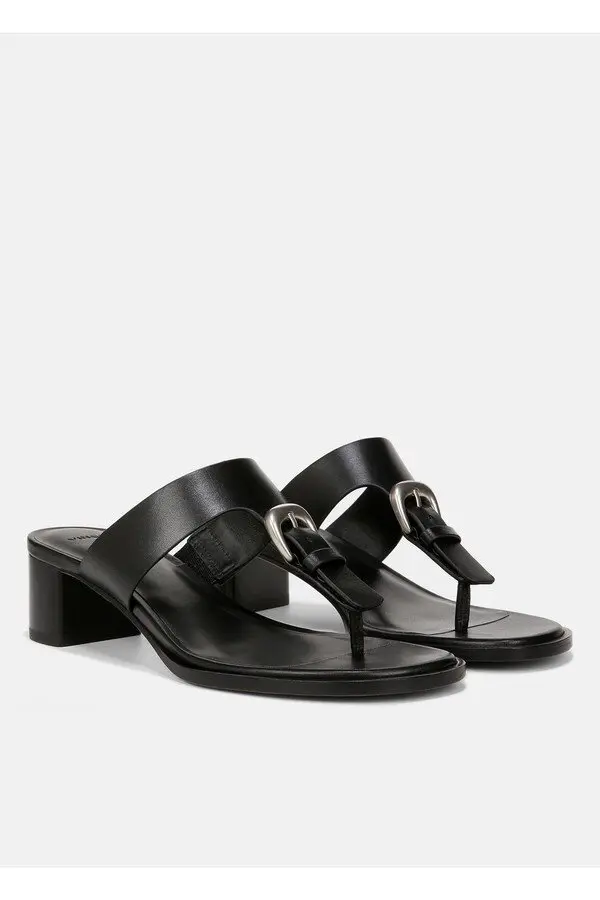 Vince Aubrey Leather Buckle Sandal