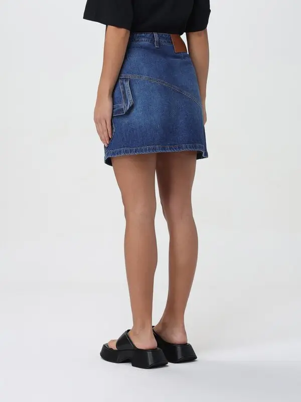 JW Anderson Asymmetrical Denim Skirt - Blue