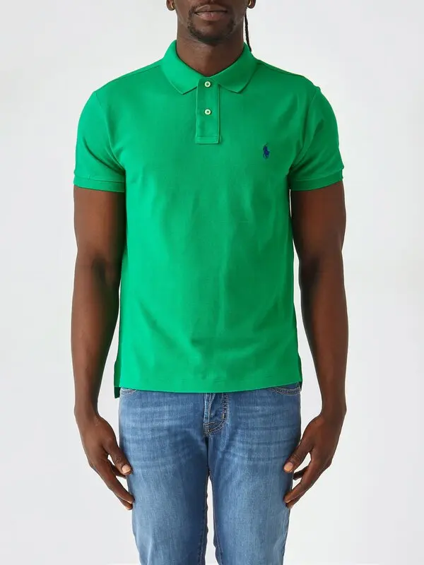Polo Ralph Lauren Cotton Polo Shirt With Logo - Emerald