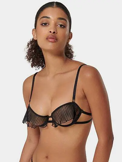 Victoria's Secret Bluebella Matisse Semi-open Wired Bra - Black