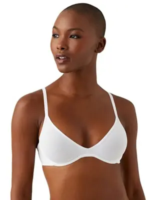 Wacoal Cotton To A Tee Scoop Underwire Bra - White