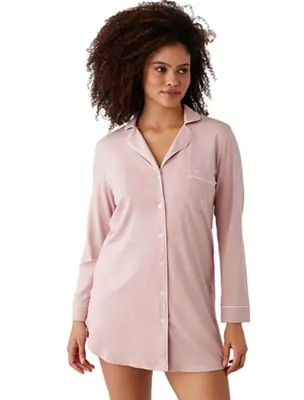 Wacoal Lease To Lounge Sleepshirt - Blush Pink