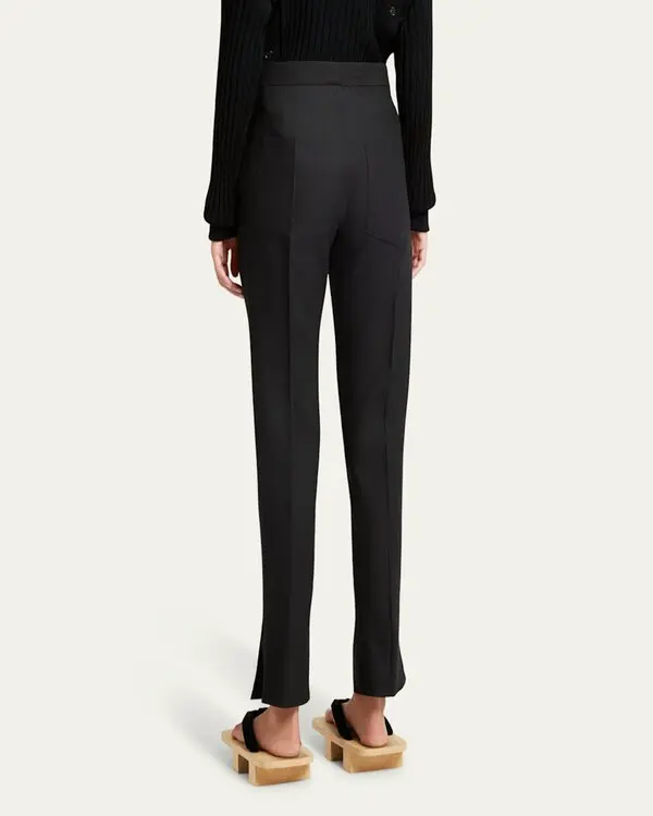 SETCHU Origami Skinny Wool Pants - Black