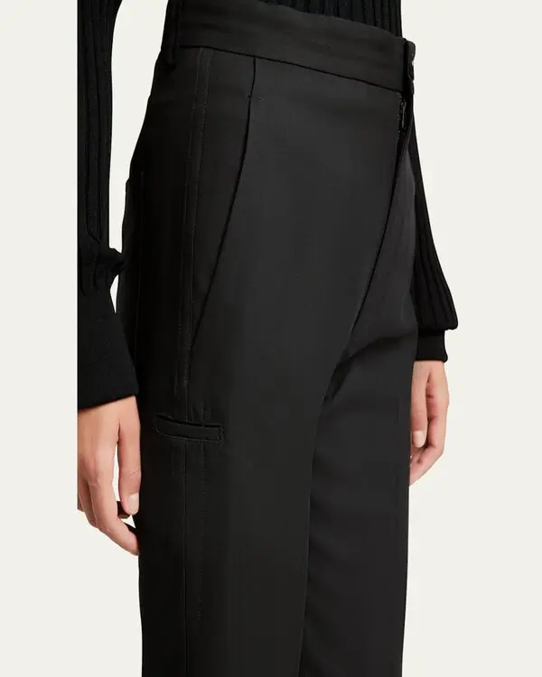 SETCHU Origami Skinny Wool Pants - Black