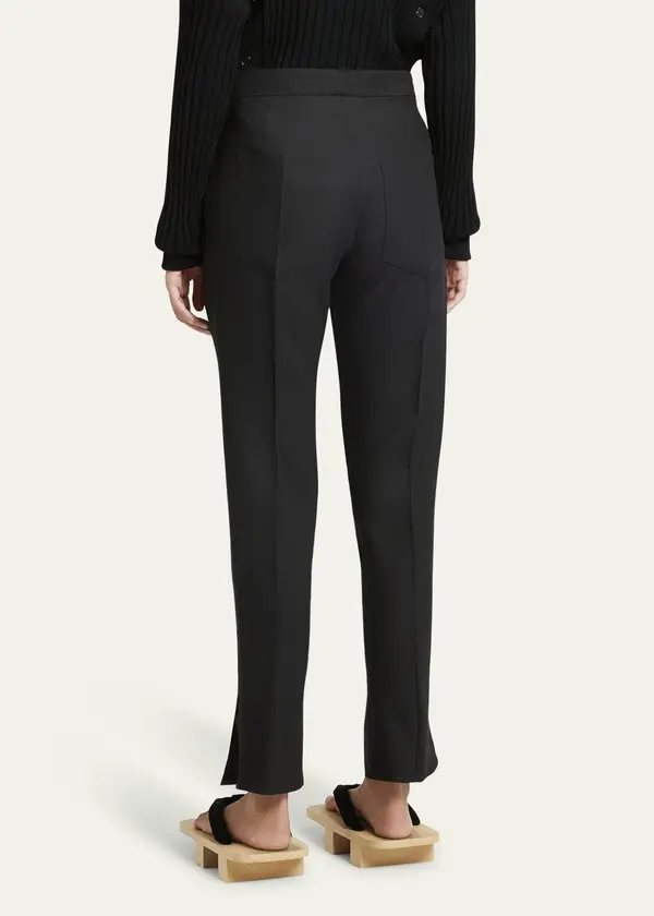 SETCHU Origami Skinny Wool Pants - Black