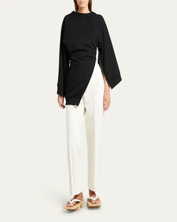 SETCHU Zipper Cotton Sweatshirt