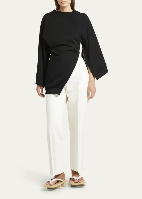 SETCHU Zipper Cotton Sweatshirt