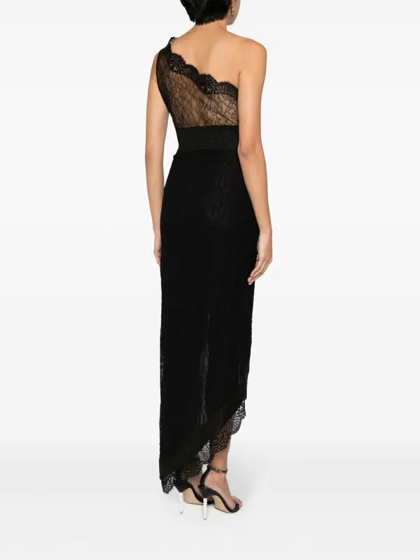TOM FORD Lace-detail One-shoulder Dress