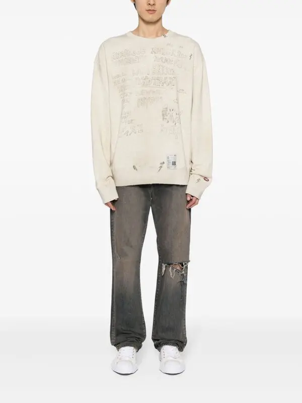 Mihara Yasuhiro Sketch-print Jumper