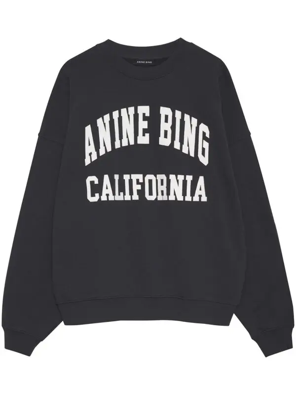 ANINE BING Miles Organic-cotton Sweatshirt