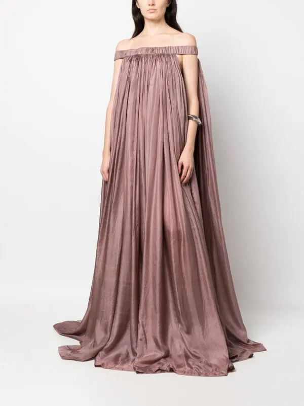 Rick Owens Medusa Silk Maxi Dress