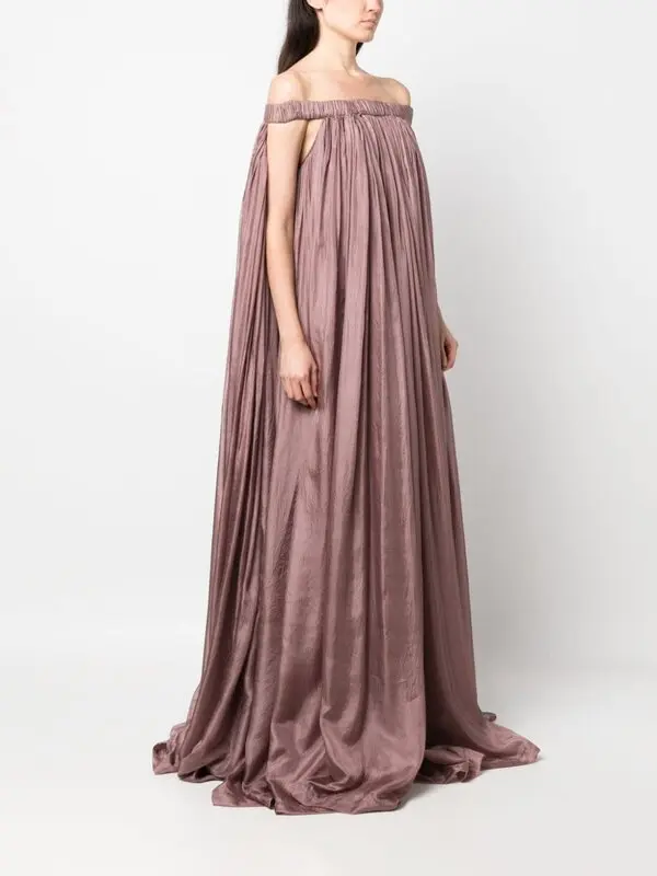 Rick Owens Medusa Silk Maxi Dress