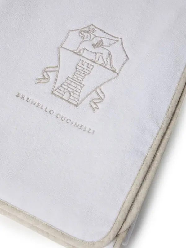 Brunello Cucinelli Logo-embroidered Cotton Towel