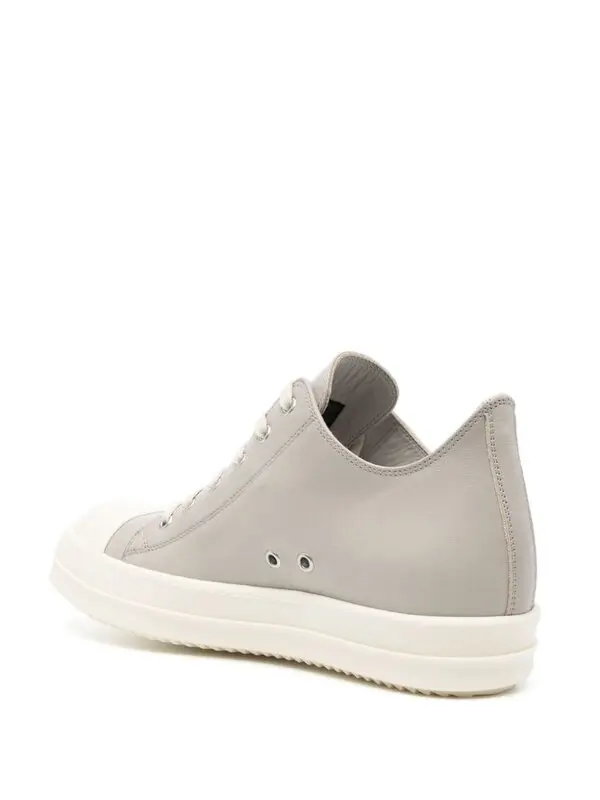 Rick Owens Low-top Leather Sneakers - Grey