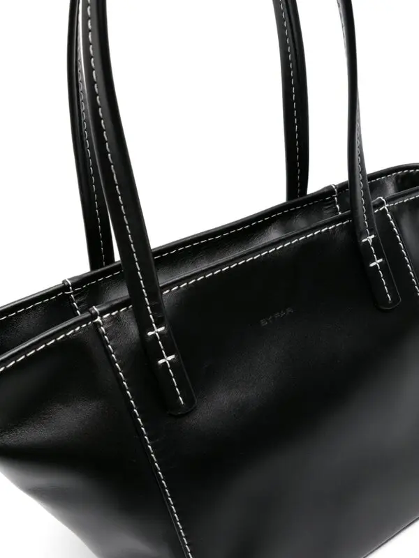 By Far Bar Leather Tote Bag