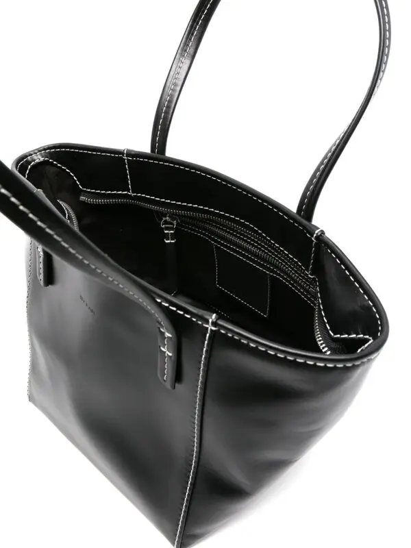 By Far Bar Leather Tote Bag