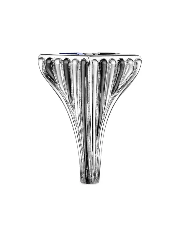 ANABELA CHAN 18k White Gold Signet Ring