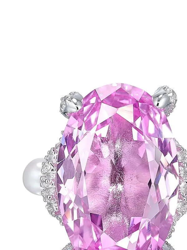 ANABELA CHAN 18kt White Gold Sapphire Cocktail Ring