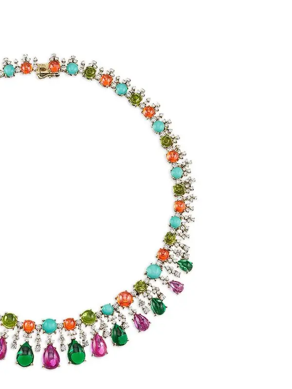 ANABELA CHAN 18k Yellow Gold Multi-stone Necklace