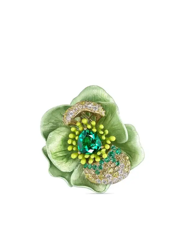 ANABELA CHAN Citrus Bloom Multi-stone Earrings - Green