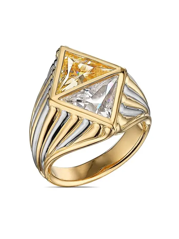 ANABELA CHAN 18kt Gold Diamond Signet Ring