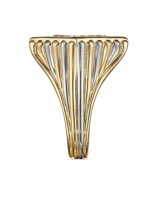 ANABELA CHAN 18kt Gold Diamond Signet Ring