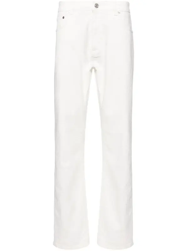 Etro Paisley-jacquard Straight-leg Jeans