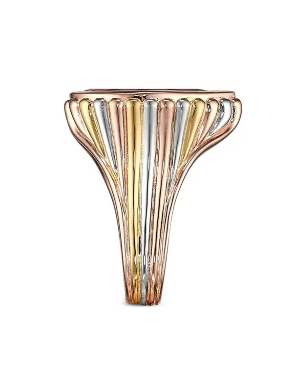 ANABELA CHAN 18kt Gold Vermeil Pear Signet Ring