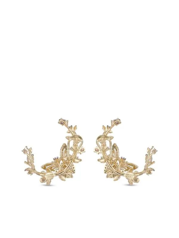 ANABELA CHAN 18kt Yellow Orchard Garland Gemstones Earrings